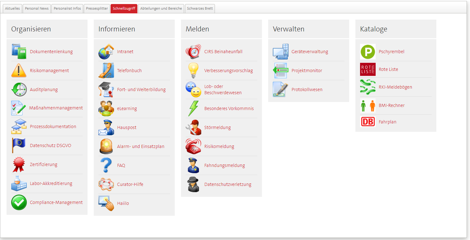 Intranet - NEXUS / AG
